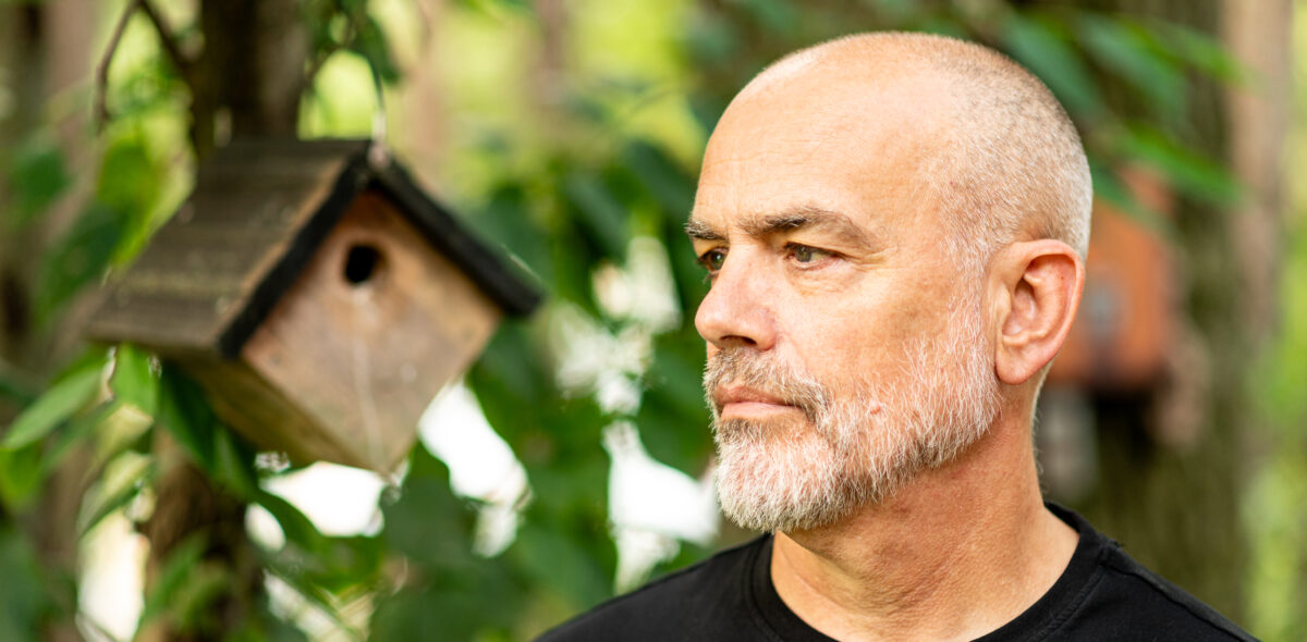 Promo Photo Outtake with Wren House - SneezingCow.com